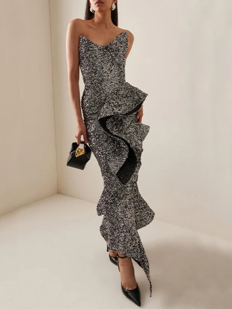 Ruffle Revolution Dress – Dollhouse Dress Rentals